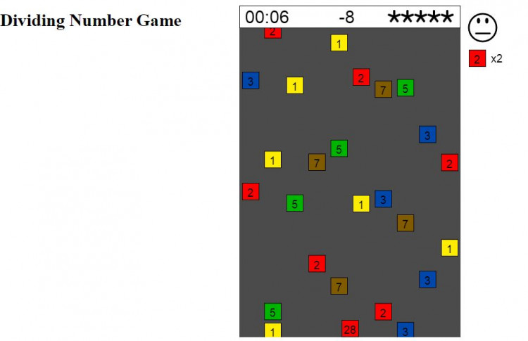 Simple Dividing Number Game using JavaScript with Free Source Code ... Simple Dividing Number Game using JavaScript with Free Source Code ...